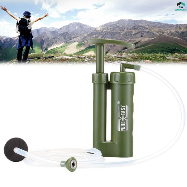MI CASA Military Water Filter Purifier Survival Portable Soldier Water ...