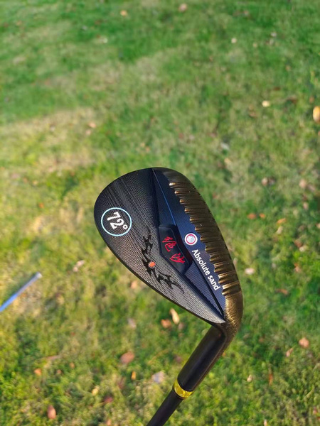 New golf wedges Absolute Sand Forged CNC Milled 52 56 60 64 68 72 degree with black steel shaft ...