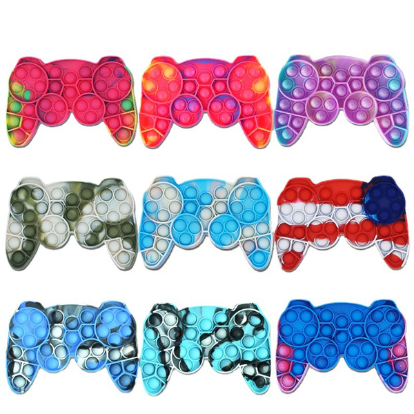 Push Pop Fidget Toy Game Controller, Gamepad Push Pop Pop Bubble ...