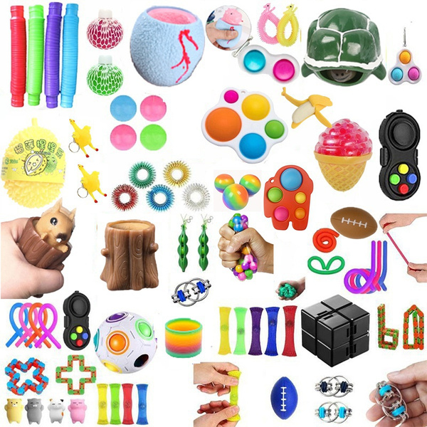 2022 TOP Fidget Toys Pack Anti Stress Toy Set Marble Relief Gift for ...