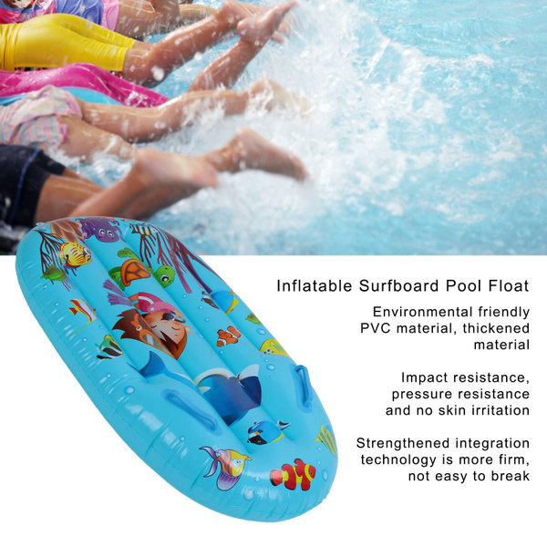 Surfboard Pool Float Thickening Large Cute Patterns Kids Swimming S For ...