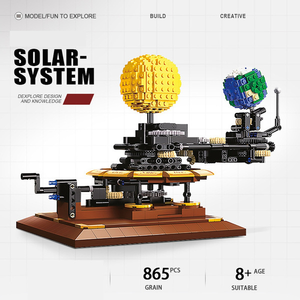 New Galaxy Solar System Earth Moon Sun Orrery Model WORLD DIY Idea ...