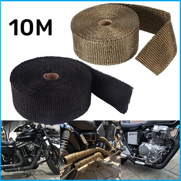 10m Performance Exhaust Heat Wrap Manifold Downpipe With 10 Cable Ties ...