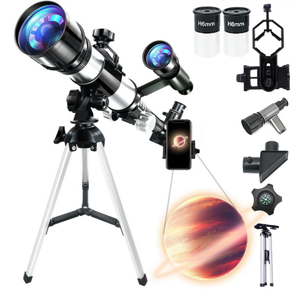 Astronomical Telescope Portable Refracter Telescope with Tripod Scope ...