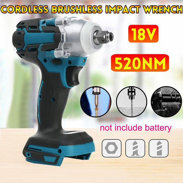 Brushless Cordless Electric Impact Wrench 1/2 Inch Wrench Power Tools ...