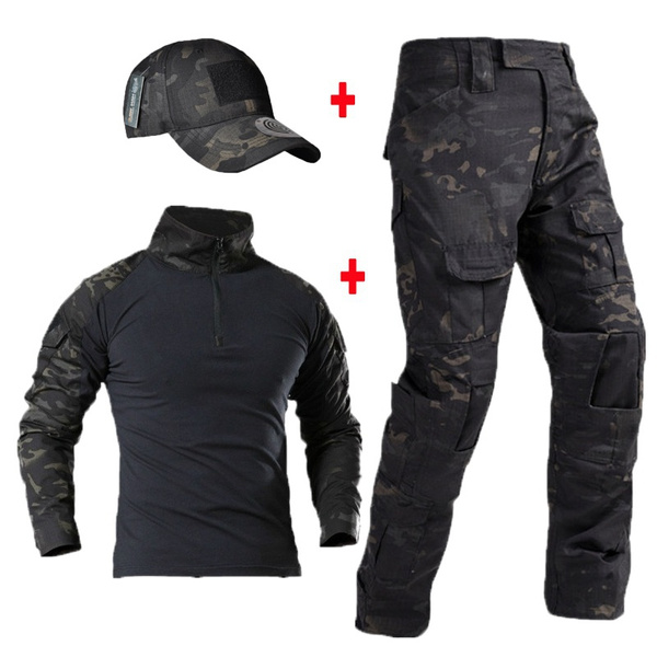 Outdoor Airsoft Paintball Clothing Military Shooting Uniform Tactical ...