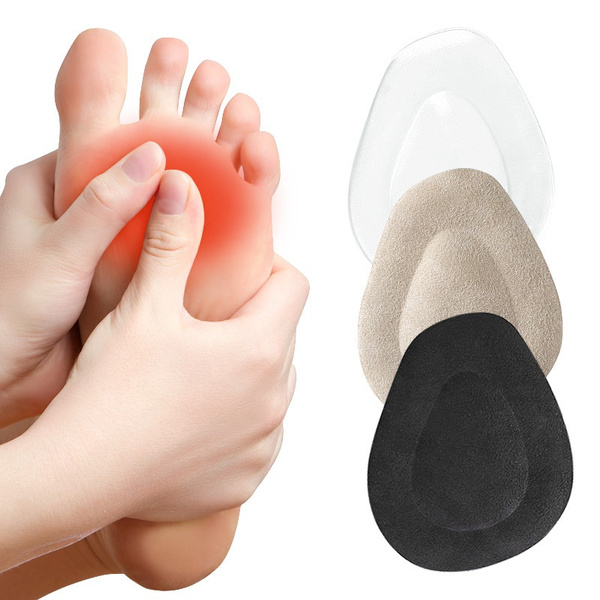 Women Men Pain Relief Forefoot Insert Half Insoles Non-slip Sole Shoe ...