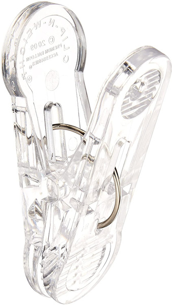 Clear Clip-N Balloon Weights, 30 g, Transparent | Wish