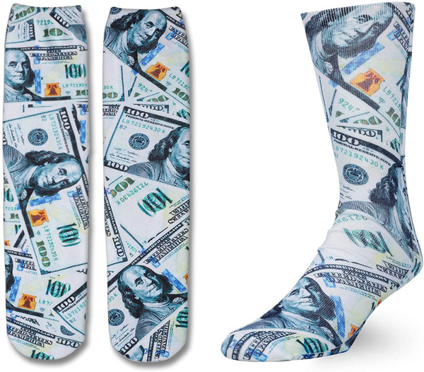 Mens Dollar X Ray Bone Space Cat Mermaid Socks 3D Print Funny Crazy Mens Dollar X Ray Bone Space Cat Mermaid Socks 3D Print Funny Crazy