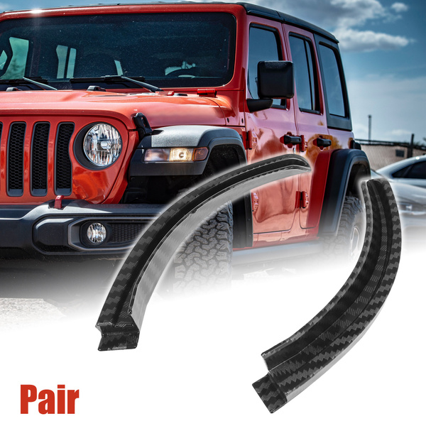 Pair ABS Car Roof Hardtop Water Rain Gutter Extension Rain Drip Rail ...