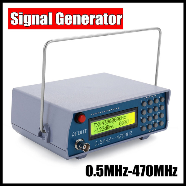 0.5MHz-470MHz RF Signal Generator Meter Tester for FM Radio Walkie ...