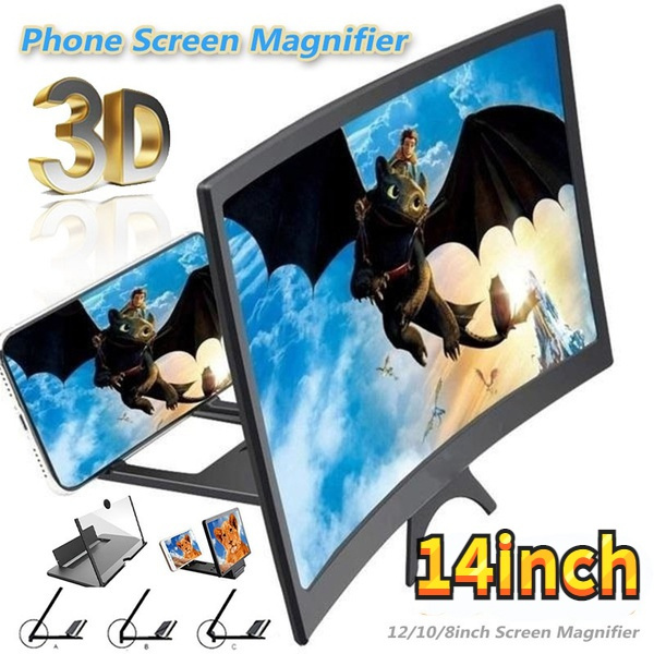 14/12/10/8inch Mobile Phone Screen Magnifying Glass Eye Protection ...