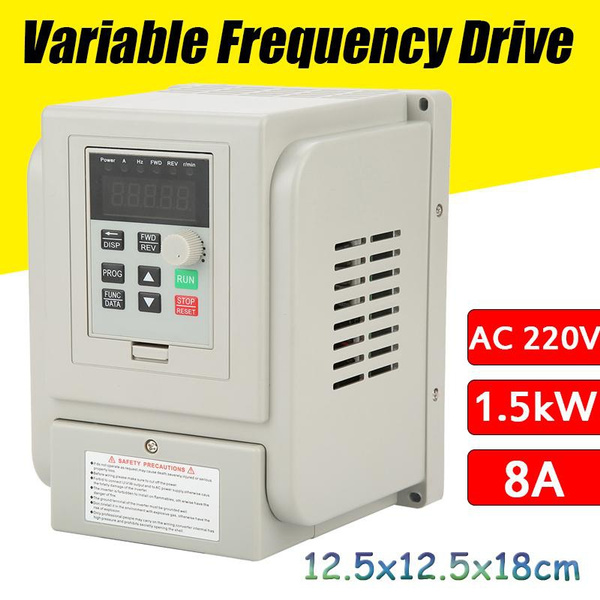 Variable Frequency Drive, VFD Speed Controller For Single-phase 1.5kW AC Motor 220VAC | Wish
