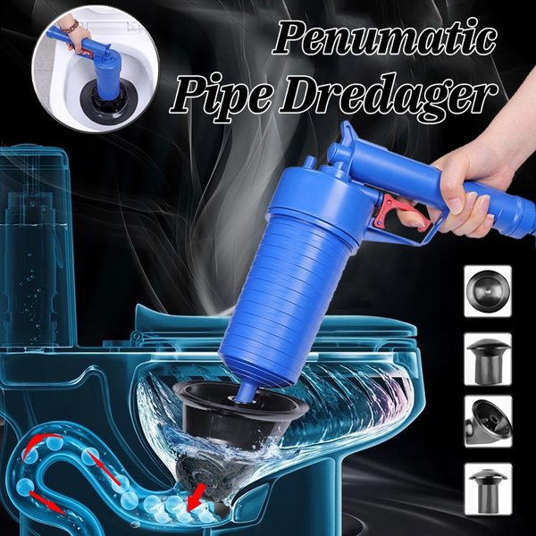 Pipe Plunger Drain Unblocker High Pressure Air Drain Blaster Pneumatic ...