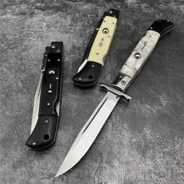 11inch AKC SwitchbladeTactical Spring Assisted Pocket Knife for Men Otf ...
