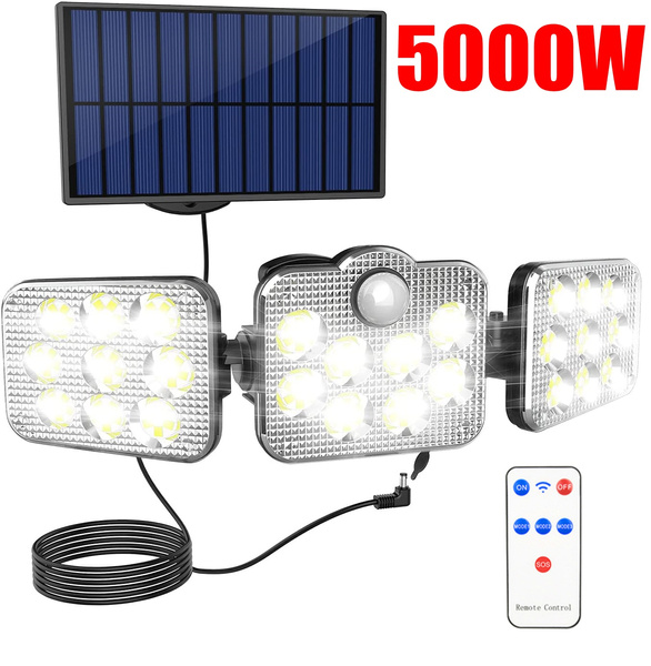 New Hot Selling 5000W 100W Solar Lights Outdoor, Solar Motion Sensor ...