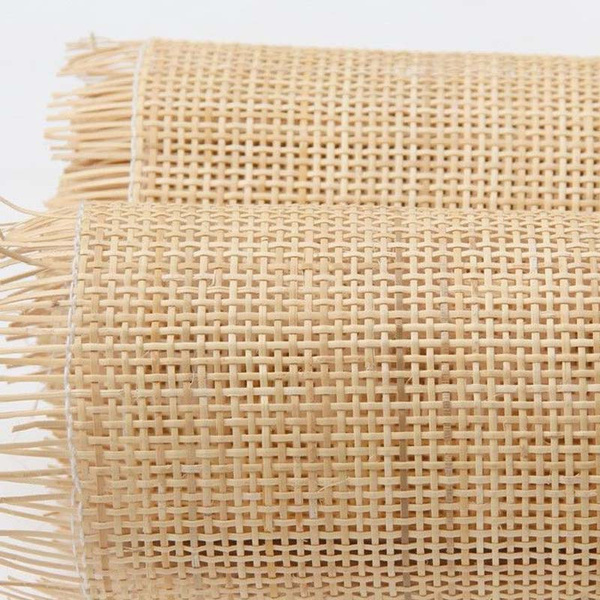 Natural Indonesian Rattan Cane Webbing Wicker Roll Home Decor | Wish