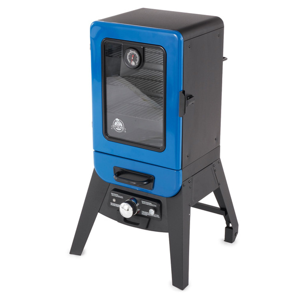 Pit Boss Blazing Vertical Analog Electric Wood Chip Smoker with Window ...