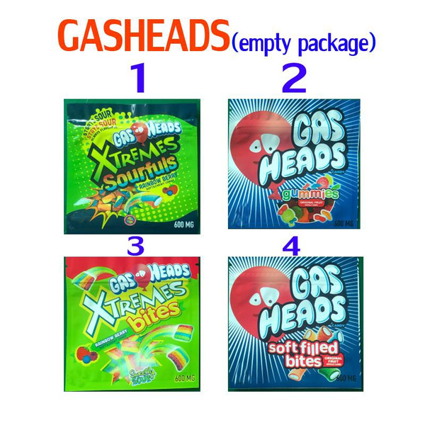 600mg empty Edibles Packaging mylar bags infused GASHEADS AIRHEADS ...