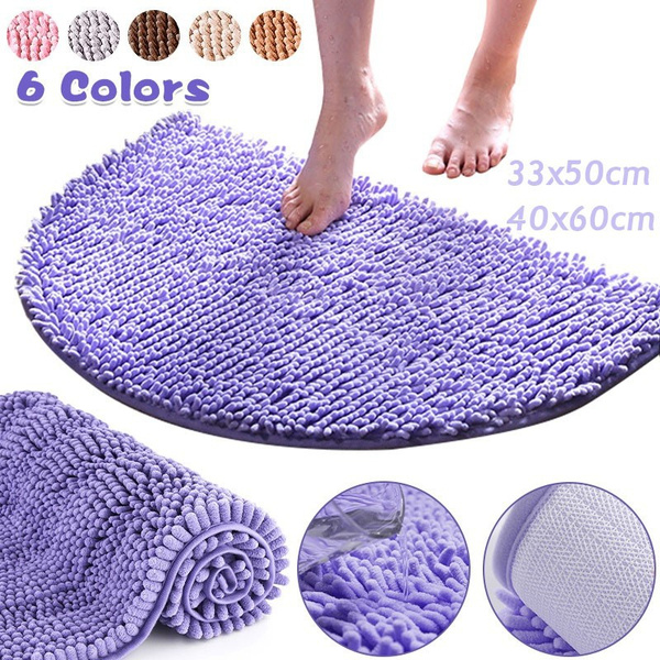 Durable Chenille Water Absorbent Door Mat Indoor Traps Mud & Moisture ...