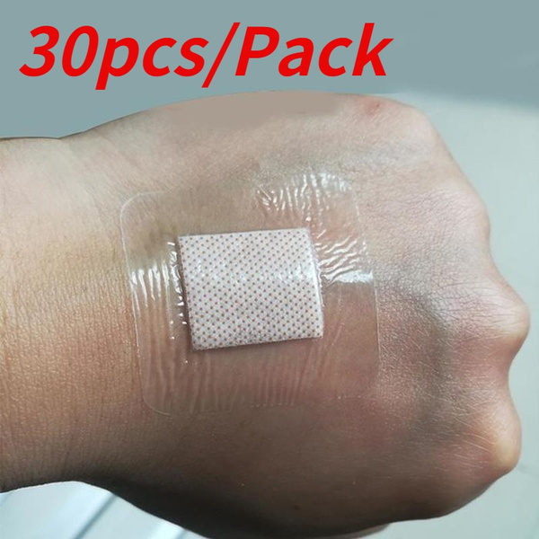 30pcs/Set Medical Adhesive Square Wound Sticker Waterproof First Aid ...