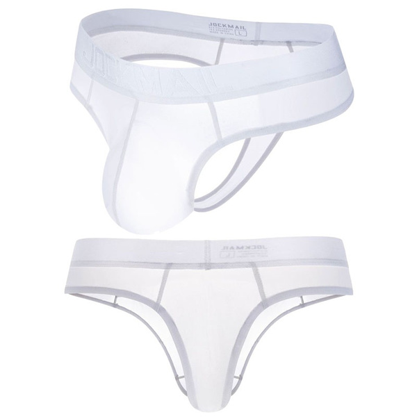 Transparent Men's Boxers Bulge Ice Silk One Piece Underpants Men ...