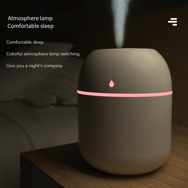 Portable 220ML Air Humidifier USB Ultrasonic Essential Oil Aromatherapy ...