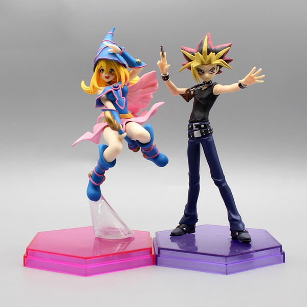 NEW Anime Yu-Gi-Oh! Duel Monsters Yami Yuugi Figure Black Magician Girl ...