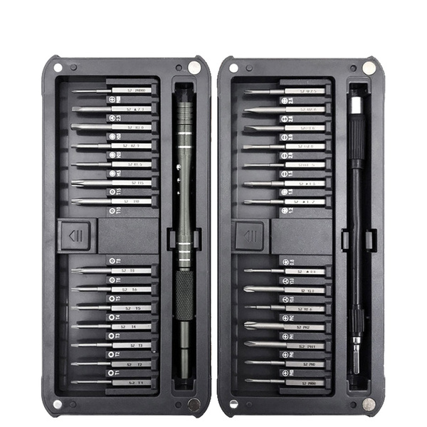S2 Steel Screwdriver Set Precision 30 In 1 Magnetic Driver Bits Set ...
