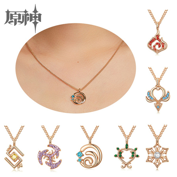 Anime Genshin Impact Inspired Necklace Collection for Women Man Fashion ...