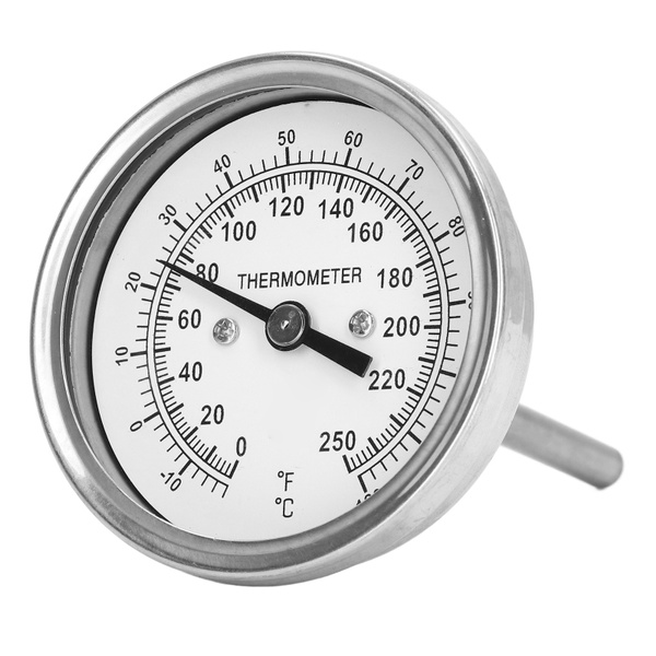 ‑18‑120℃ Dial Thermometer Barbecue Oven Bimetallic Thermometer Pointer ...