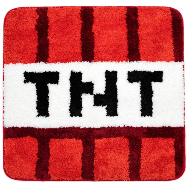 Minecraft TNT Block Tufted Bath Rug | Wish