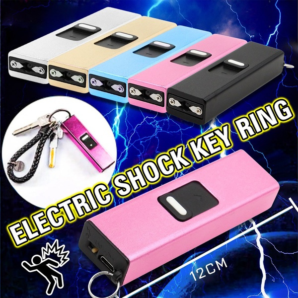 Women Outdoor Self-Defense Tools Electric Shock Wand Stun Gun with ...