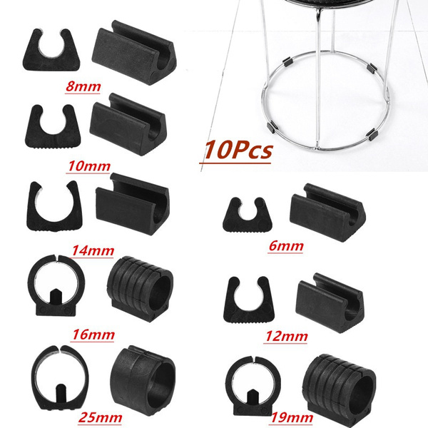 10pcs Plastic Chair Leg Pads Covers Stool Foot Anti-front Tilting U ...