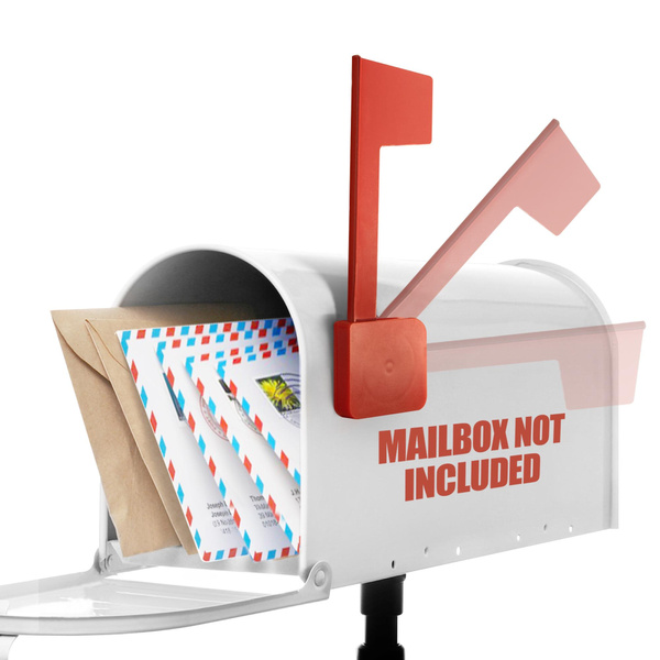 Anley Universal Outgoing Mail Mailbox Flag for Wood, Metal & Stucco ...