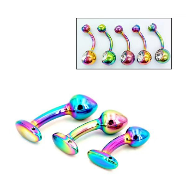 Metal Color Anal Plug Toys Couple Home Relax Creative Toys | Wish