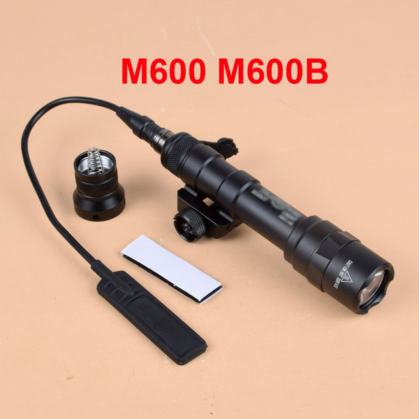 Tactical SF M600 M600B light For Airsoft Rifle AR-15 M16 LED Flashlight ...