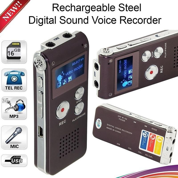 High Quality Intelligent Noise Reduction USB Charging Digital Voice ...