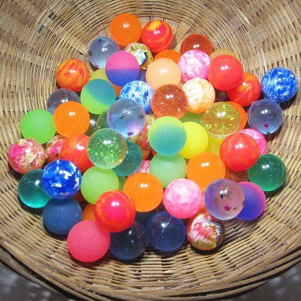 10pcs 25mm New Bouncy Ball Bouncing Balls Rubber Elastic Outdoor Kid ...