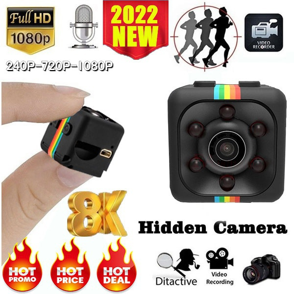 [2023 Version]SQ11 Mini Camera HD 240/ 720/1080P Night Vision Camcorder ...