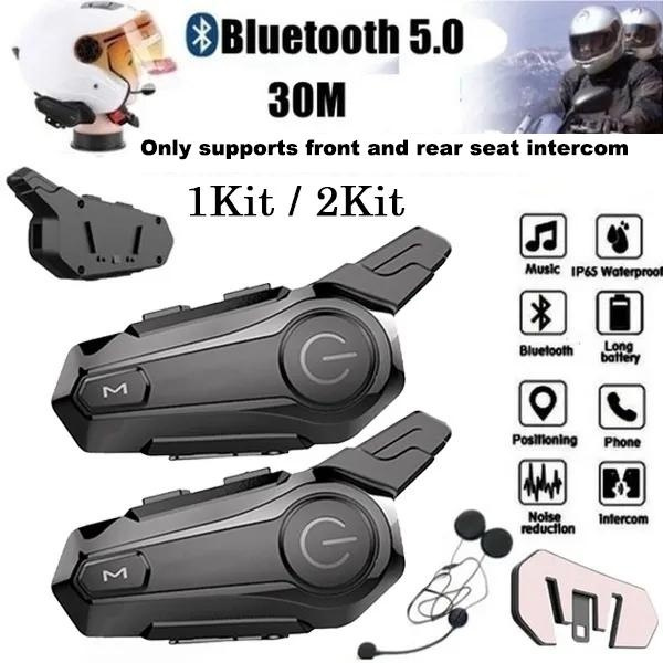 Motorcycle Bluetooth Headset Intercom Outdoor Riding Headset ...