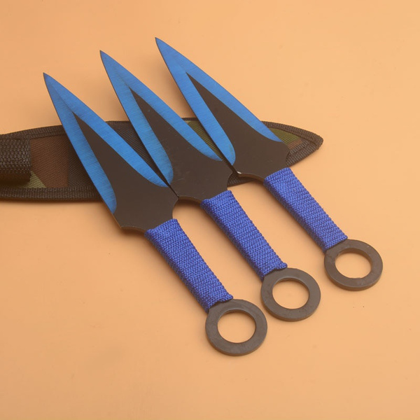 3pcs/6pcs Darts Ninja Kunai Hunting Knives Tactical Fixed Blade ...