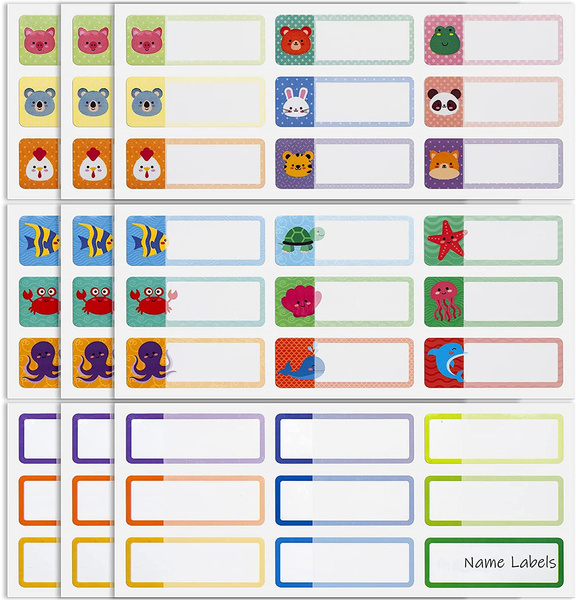 Baby Bottle Labels for Daycare, 81P Kids School Supplies Name Labels ...