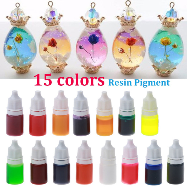 Epoxy Resin Pigment 15 Color Liquid Highly Concentrated Epoxy Resin ...