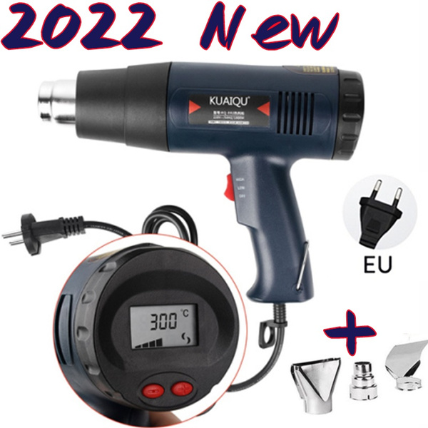 2022 New Hair Dryer Hot Air Gun Welding Tool Adjustable Nozzle Professional Electric Hot Air Gun ...