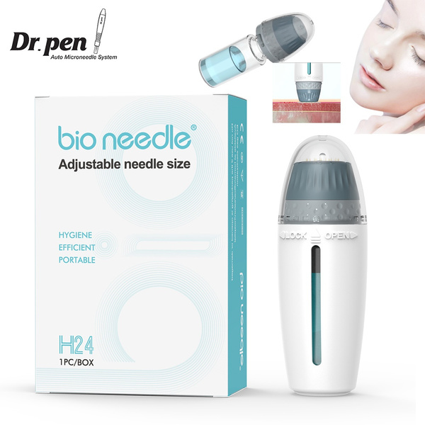 BIO Needle H24 Adjustable Depth 0-1.5mm Titanium Needle Tips,Derma ...