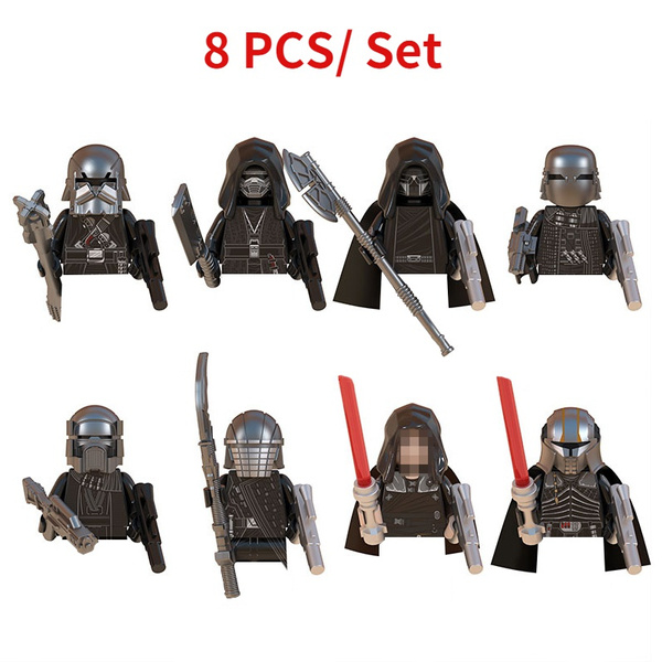 8 Pcs/set Star The Knights of Kylo Ren Mini Figma Building Block Model ...