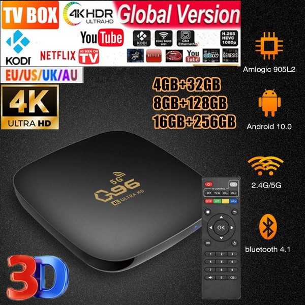 Set-top Box Android 10.0 Q96 Android TV Box 128G/256G 4K HDR10 3D TV ...