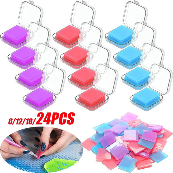 6/12/18/24Pcs 5D Diy Diamond Painting Glue Clay Embroidery Drilling Mud ...