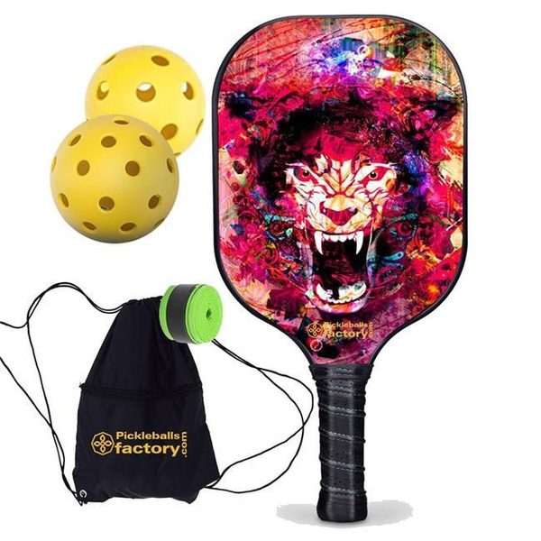 Pickleball Factory PB0002-12-G Pickleballtournament Paddle - Tiger ...